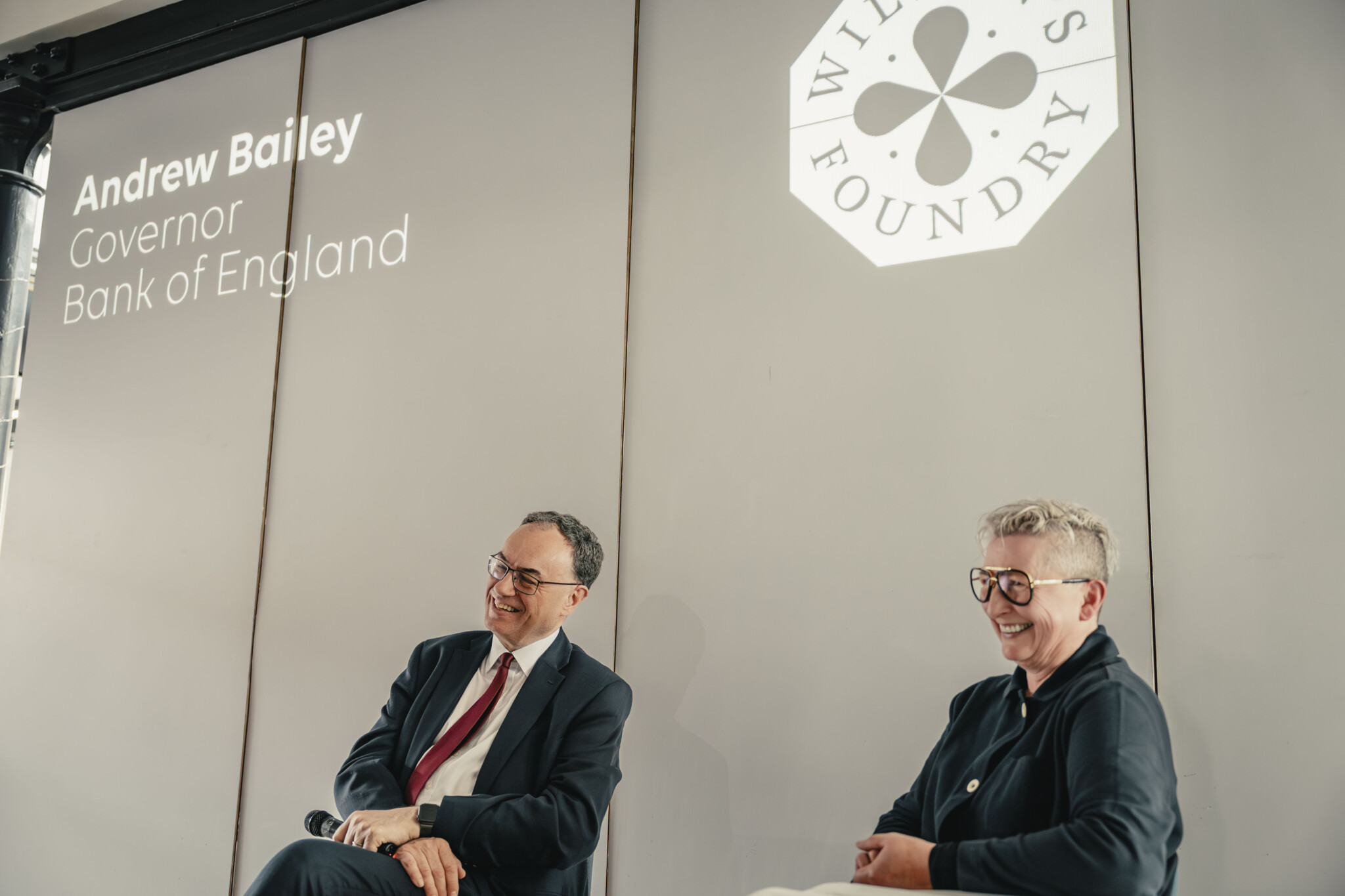 Andrew Bailey, Governor of Bank of England welcomes Wilson’s Foundry ...